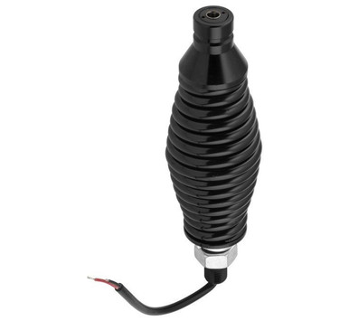 Black Universal Whip Mount For Round Cage Quick-Release Whip Spring