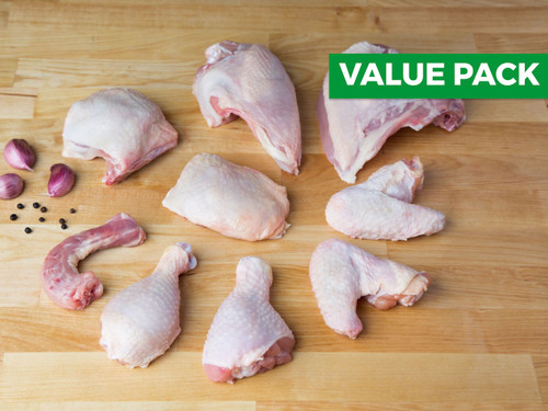 Whole Chicken, Cut in Eighths | Grow & Behold Kosher Pastured Meats