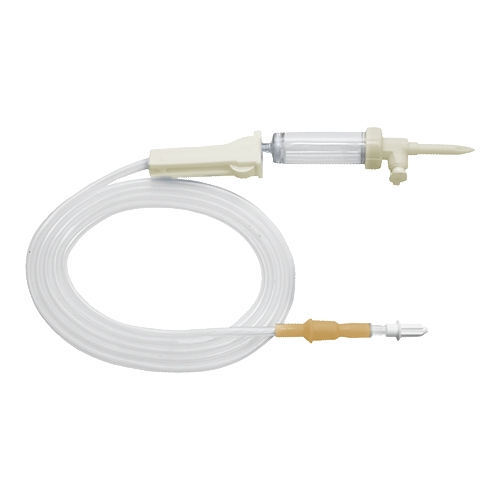 Inflow Vented Infusion Set with Needle (Box of 25) - Docuses Healthcare