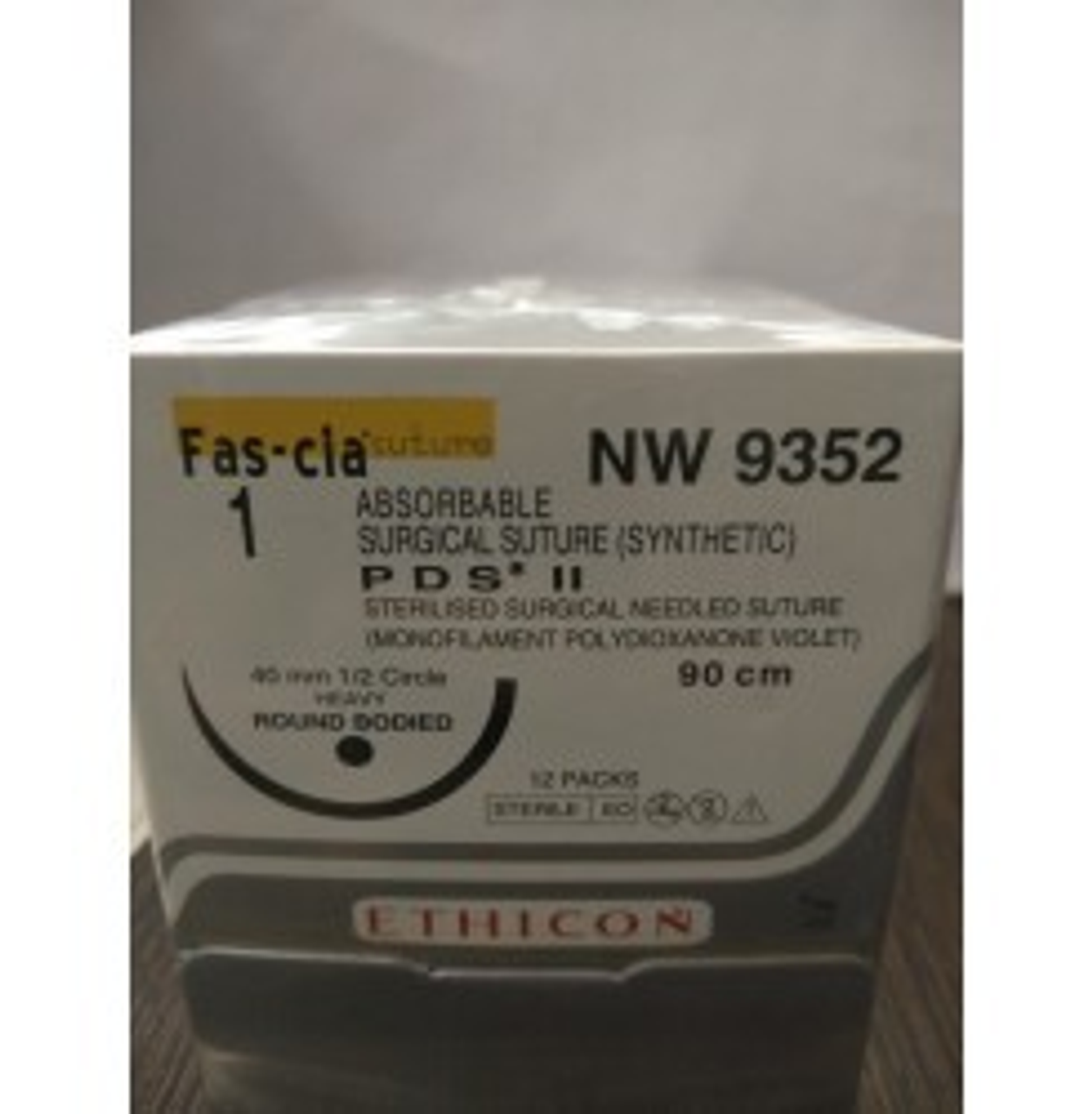 Ethicon PDS Plus Sutures USP 1 (90cm) NW9352 - Docuses Healthcare