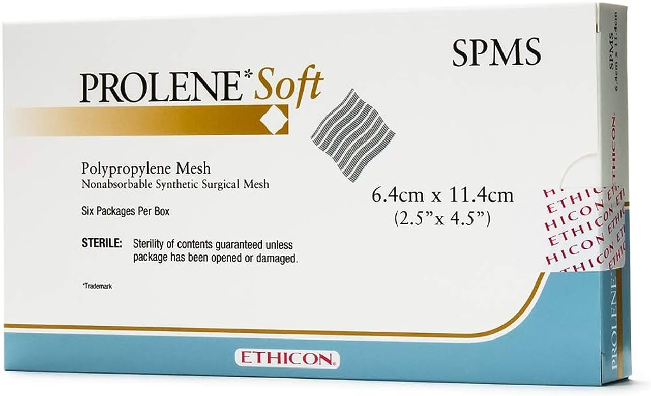 Ethicon Soft Polypropylene Mesh Spms 64cm X 114cm Docuses Healthcare