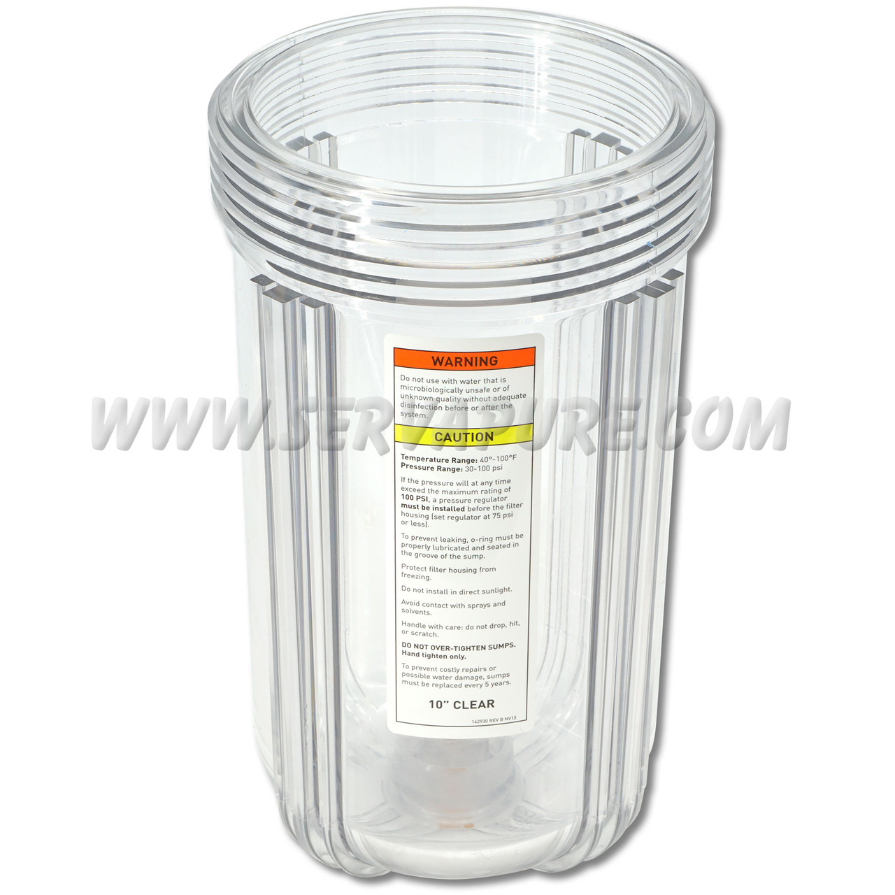 Pentek 153208, #10 Big Clear Sump | Serv-A-Pure