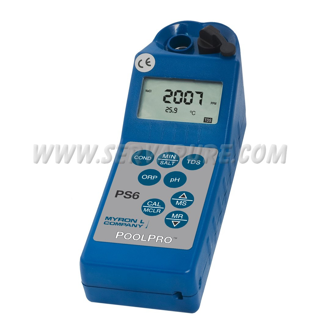 Myron L PS6FCE, PoolPro Conductivity, Mineral/Salt Concentration, TDS ...