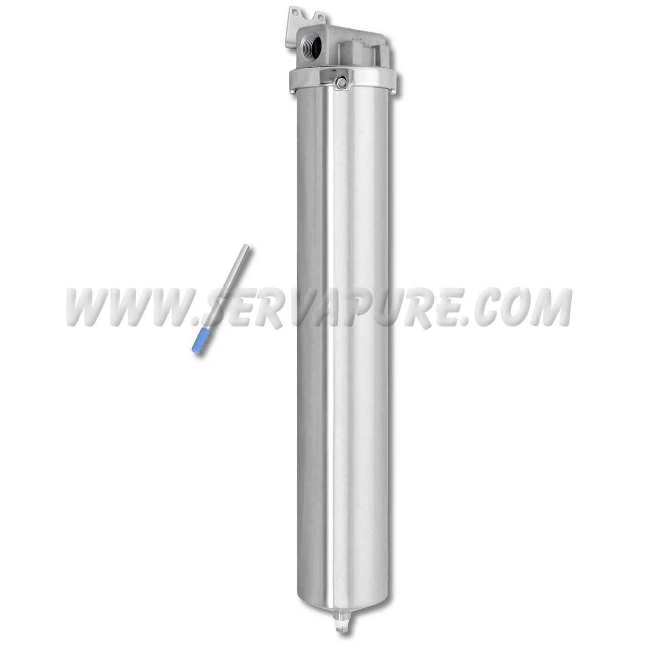 Quantrol QFP1X20-1.0, 20" 316SS Single Cartridge Filter Housing | Serv-A-Pure