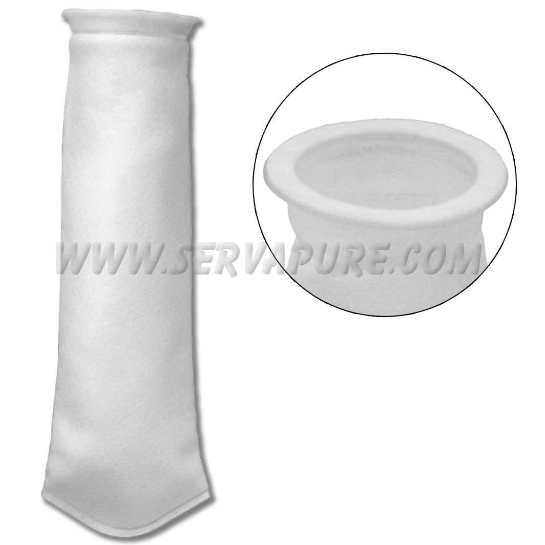 Quantrol PE25P1SH, 25 Micron Polyester Bag Filter, #1 Standard Size | Serv-A-Pure