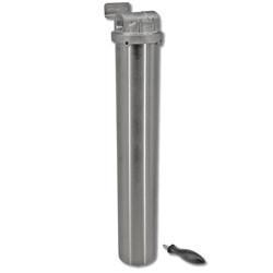Hydro Scientific, 20" Stainless Steel Single Filter Cup Housing, DOE, 1 ...