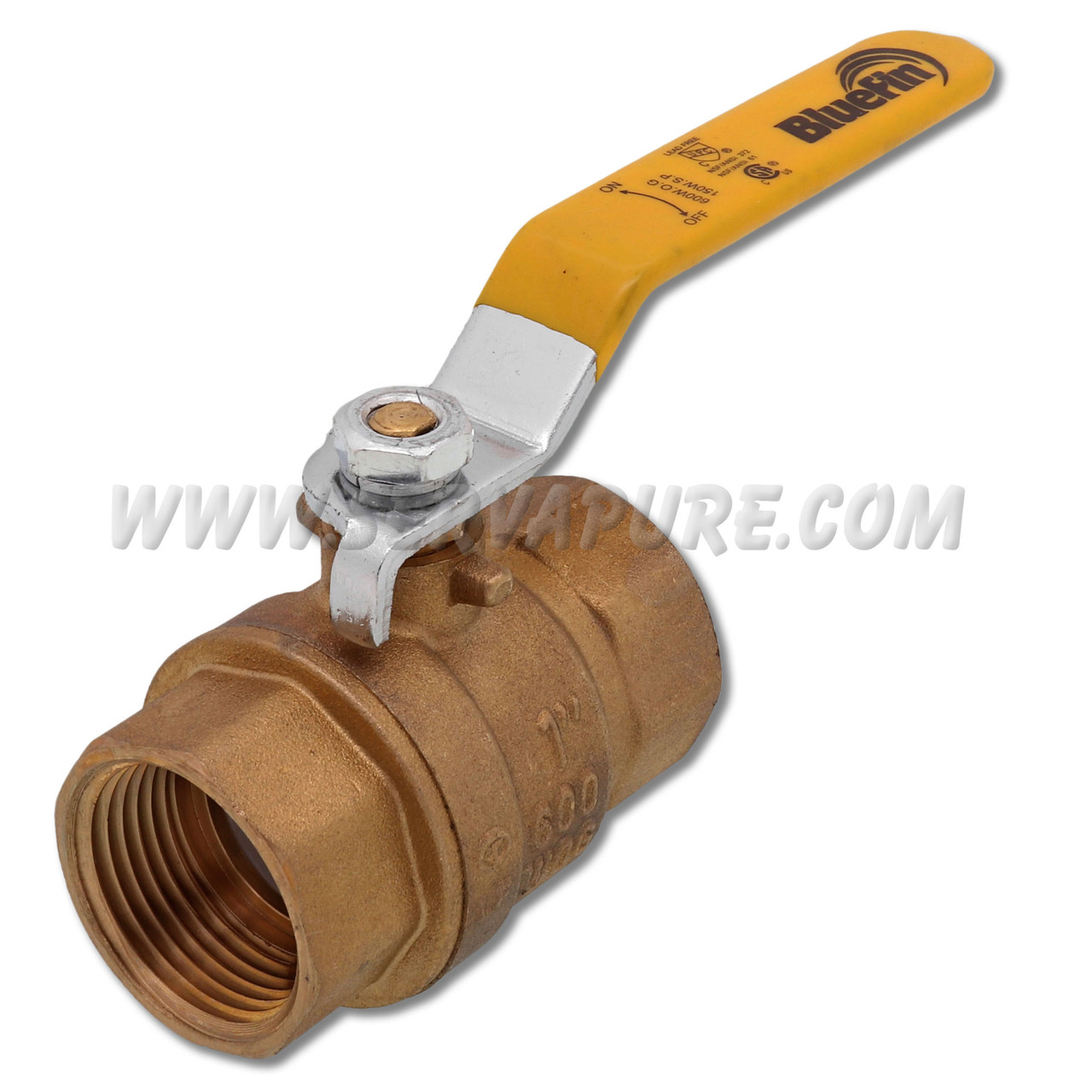 Valve, 1" NPT, Brass Ball Valve, BVT-100