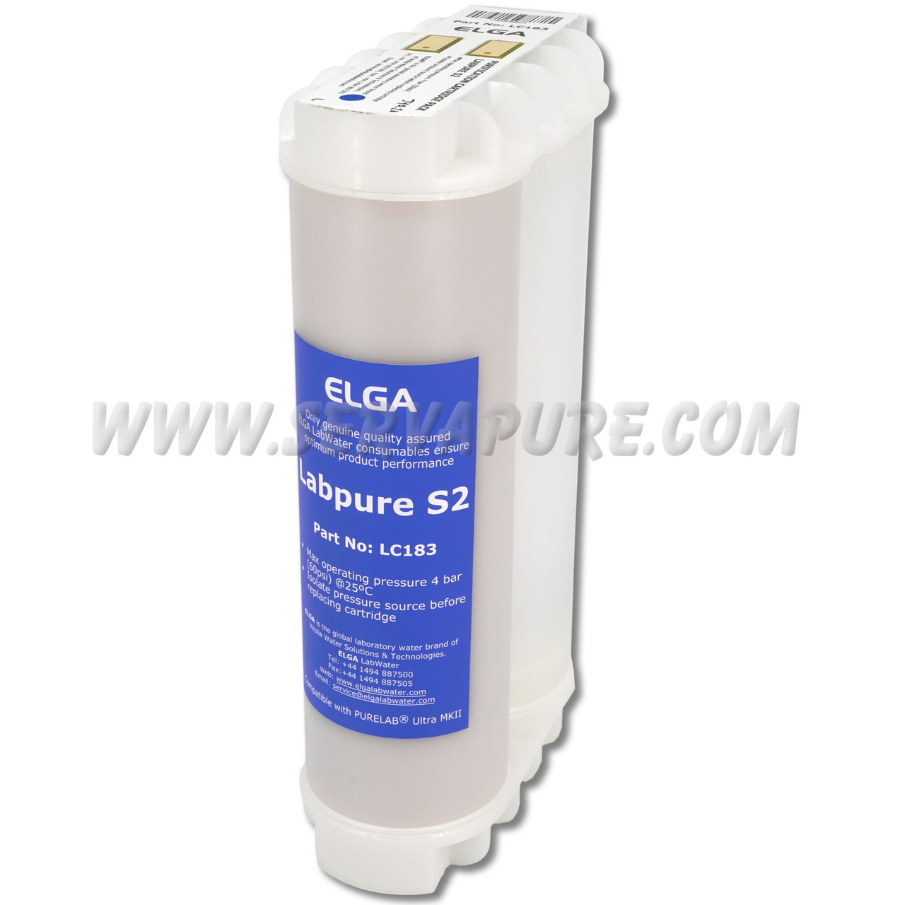 Elga LC183, S2 SDI Feed Purification Cartridge | Serv-A-Pure