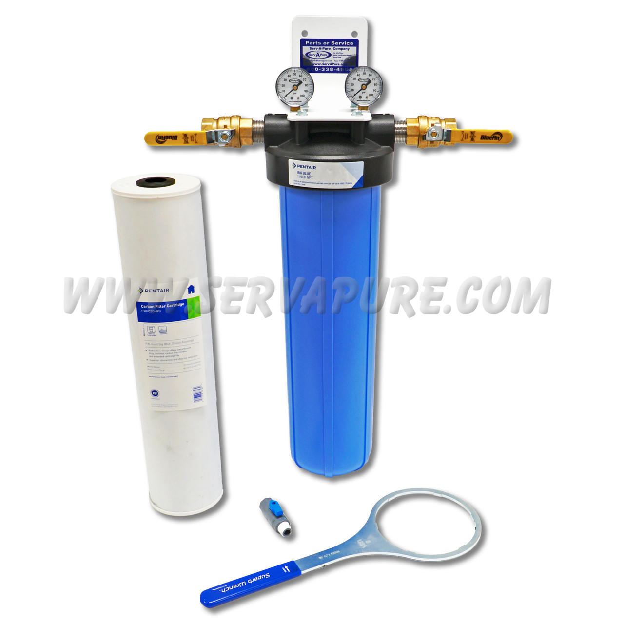 ServAPure 71600P, BBFS-2CH, Professional Chloramine Reduction System ...