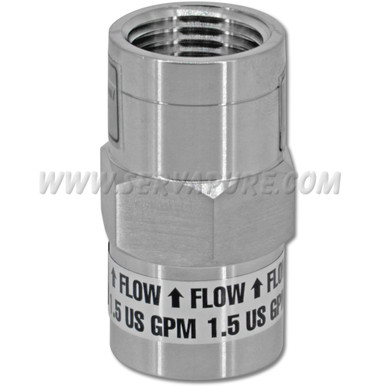 Viqua Flow Restrictor FRSS-1.5, 1.5 GPM | Serv-A-Pure