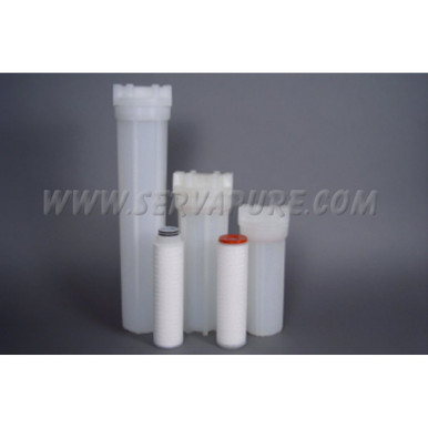 CHPN20A7, 20" Natural Polypropylene Cartridge Housing, DOE | Serv-A-Pure