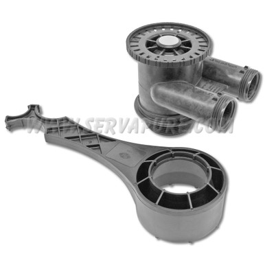 Clack C1190-FP Plastic Distributor Head, With Fill Port | Serv-A-Pure