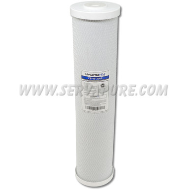 Hydronix CB-45-2005, Carbon Block Filter, 4.5" x 20", 5 Micron