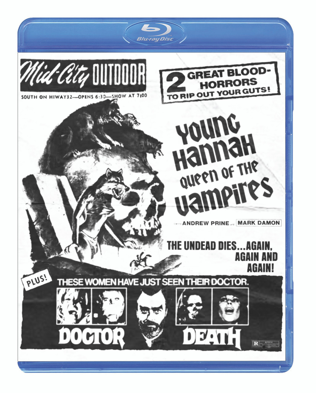 DRIVE-IN #23: 2 HORROR FILMS-YOUNG HANNAH/DOCTOR DEATH-Blu-ray BD50 w ...