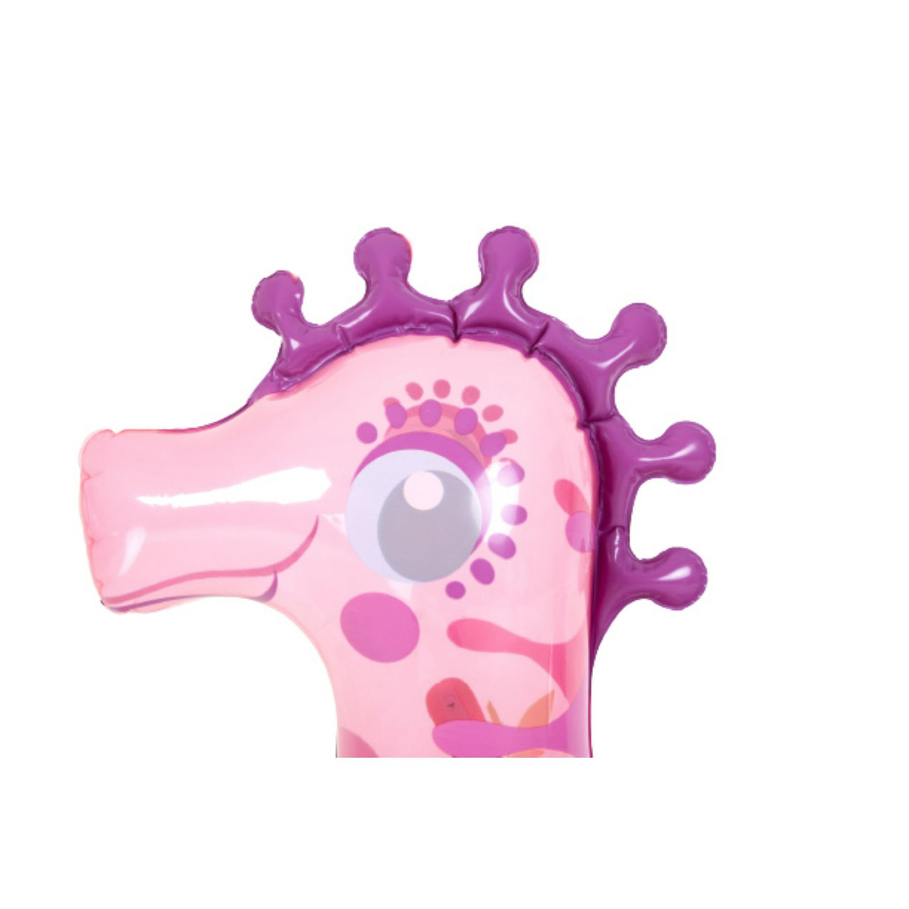 46.5" Pink Seahorse Inflatable Ride-On Pool Float | Christmas Central