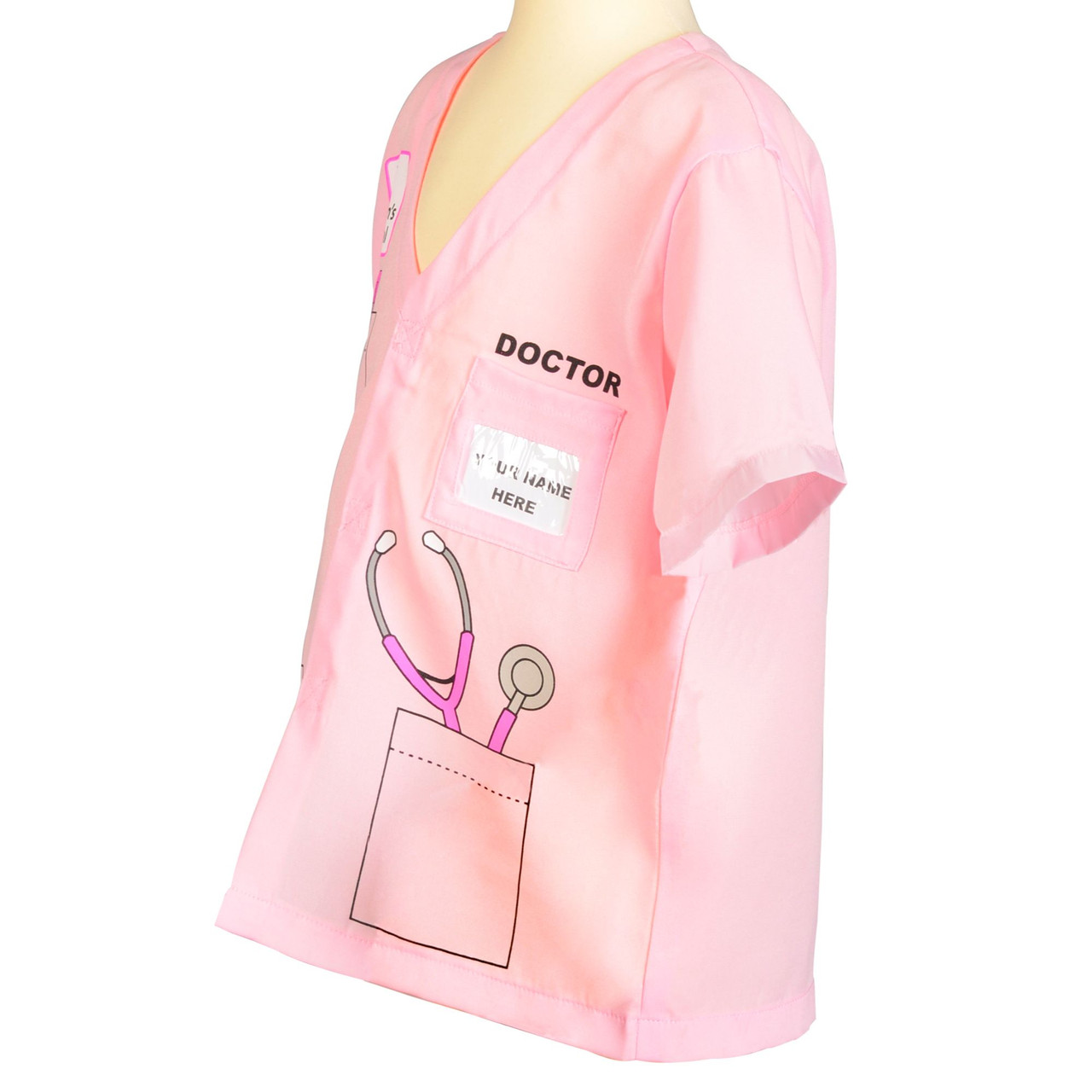 Pink Doctor Halloween costume Shirt Age 3-6 | Christmas Central