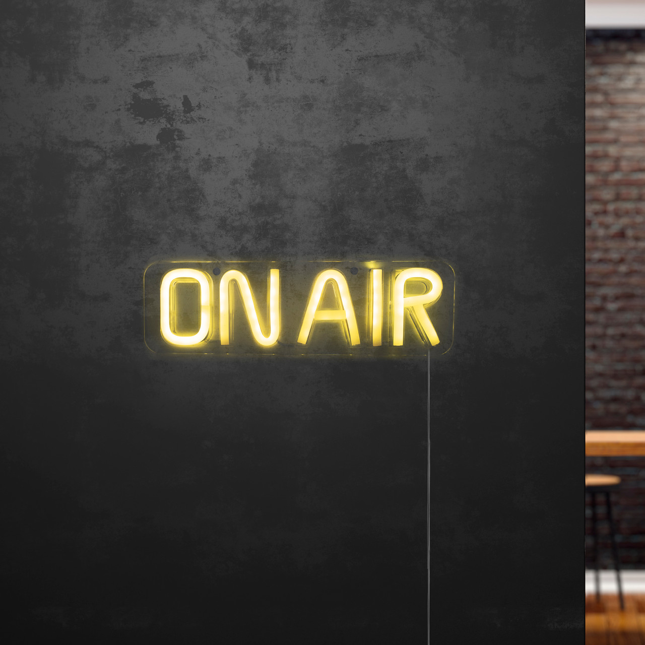 11" LED Neon Style 'On Air' Wall Sign | Christmas Central