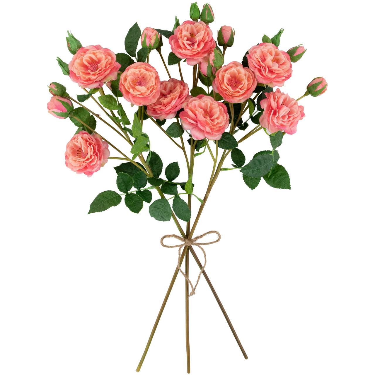 Real Touch™ Pink Artificial Camellia Rose Floral Sprays, Set of 6 - 23 ...