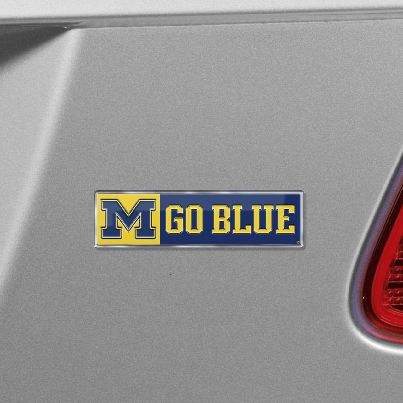 3.25” NCAA University of Michigan Wolverines Embossed Automotive Emblem ...