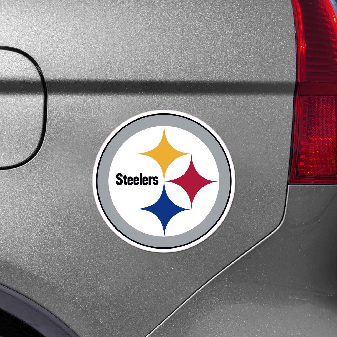 7.5" NFL Pittsburgh Steelers Automotive Large Team Logo Magnet ...