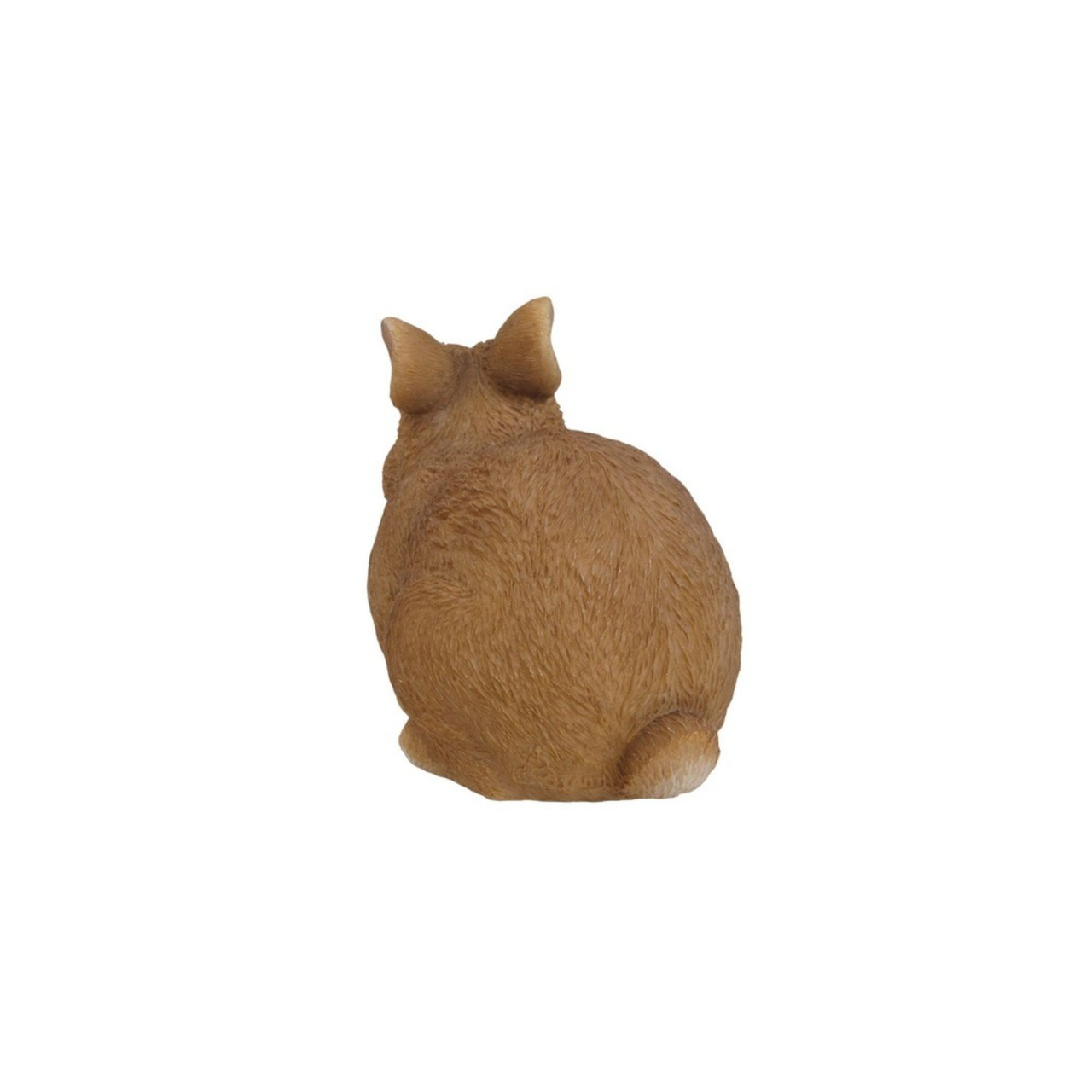 4.5" Tawny Brown & White Small Sitting Rabbit Figurine | Christmas Central
