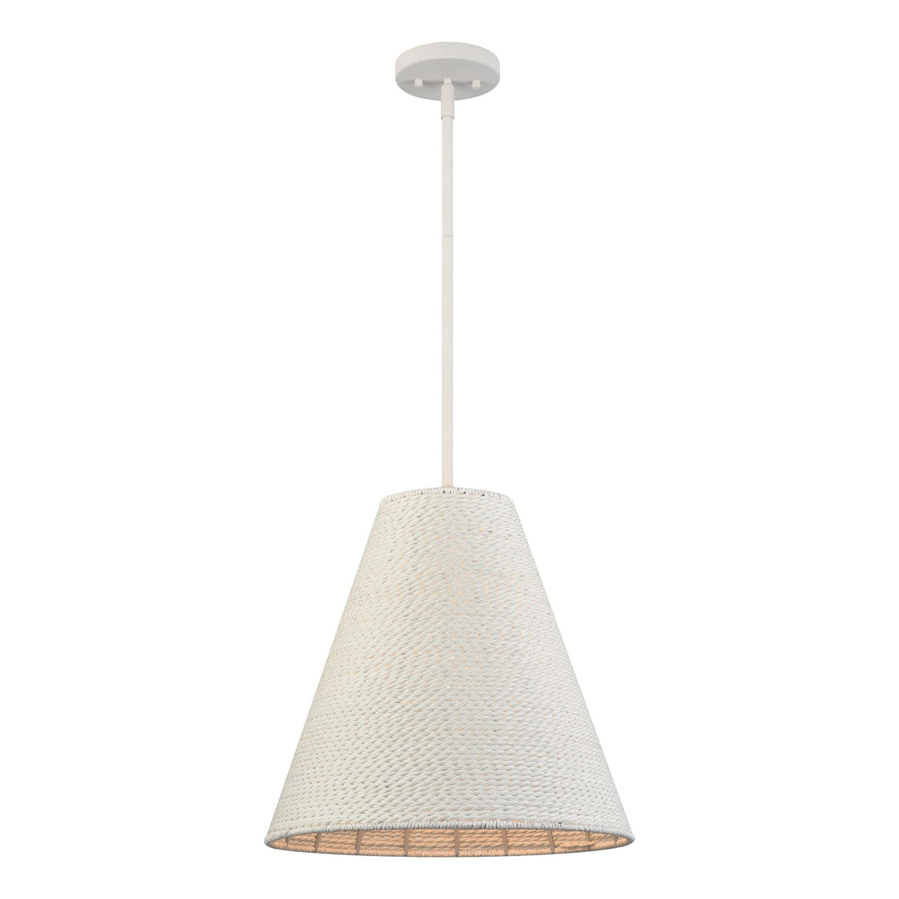 16'' White Coral Hanging Pendant Ceiling Light Fixture | Christmas Central