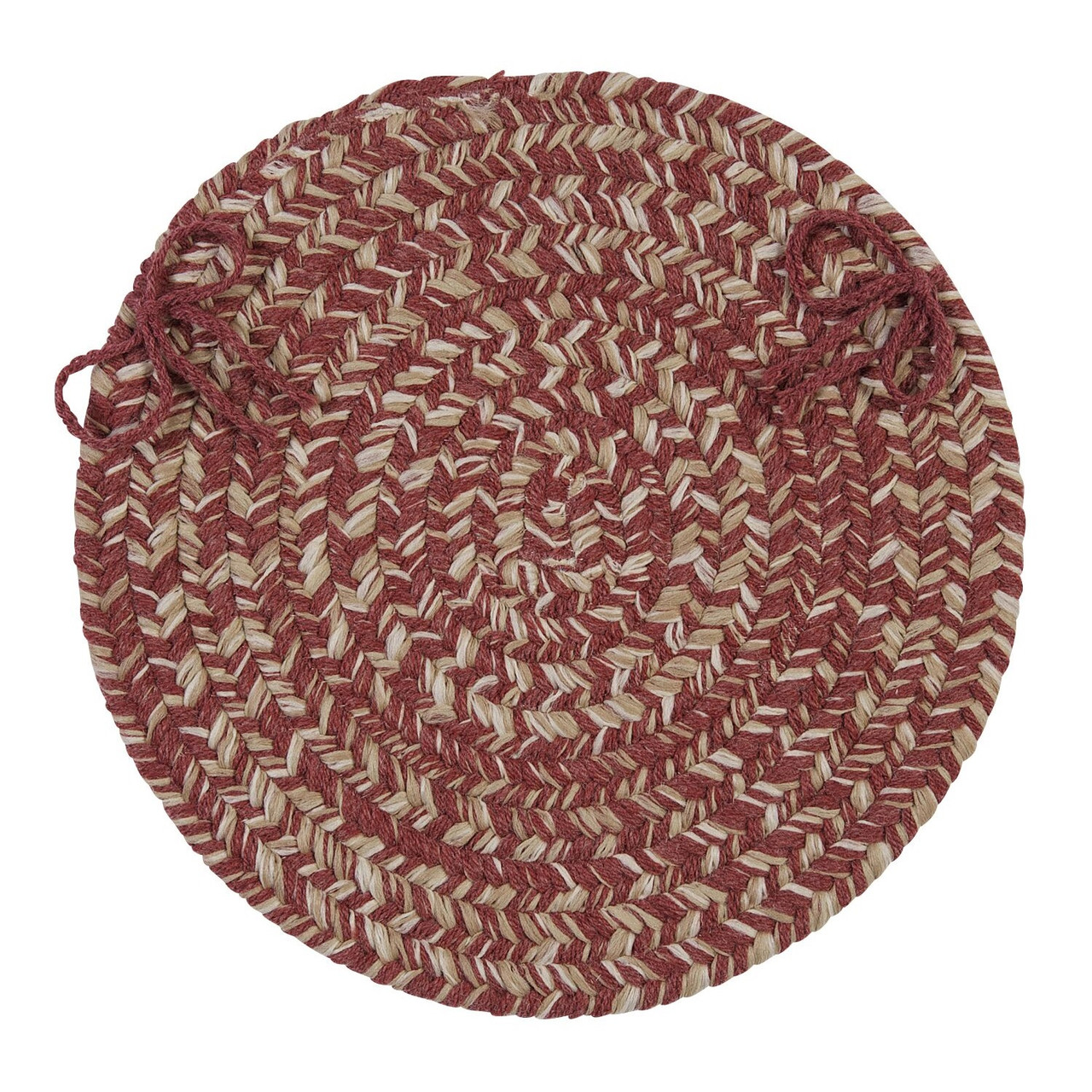 Red Handmade Chair Pad - 15" | Christmas Central