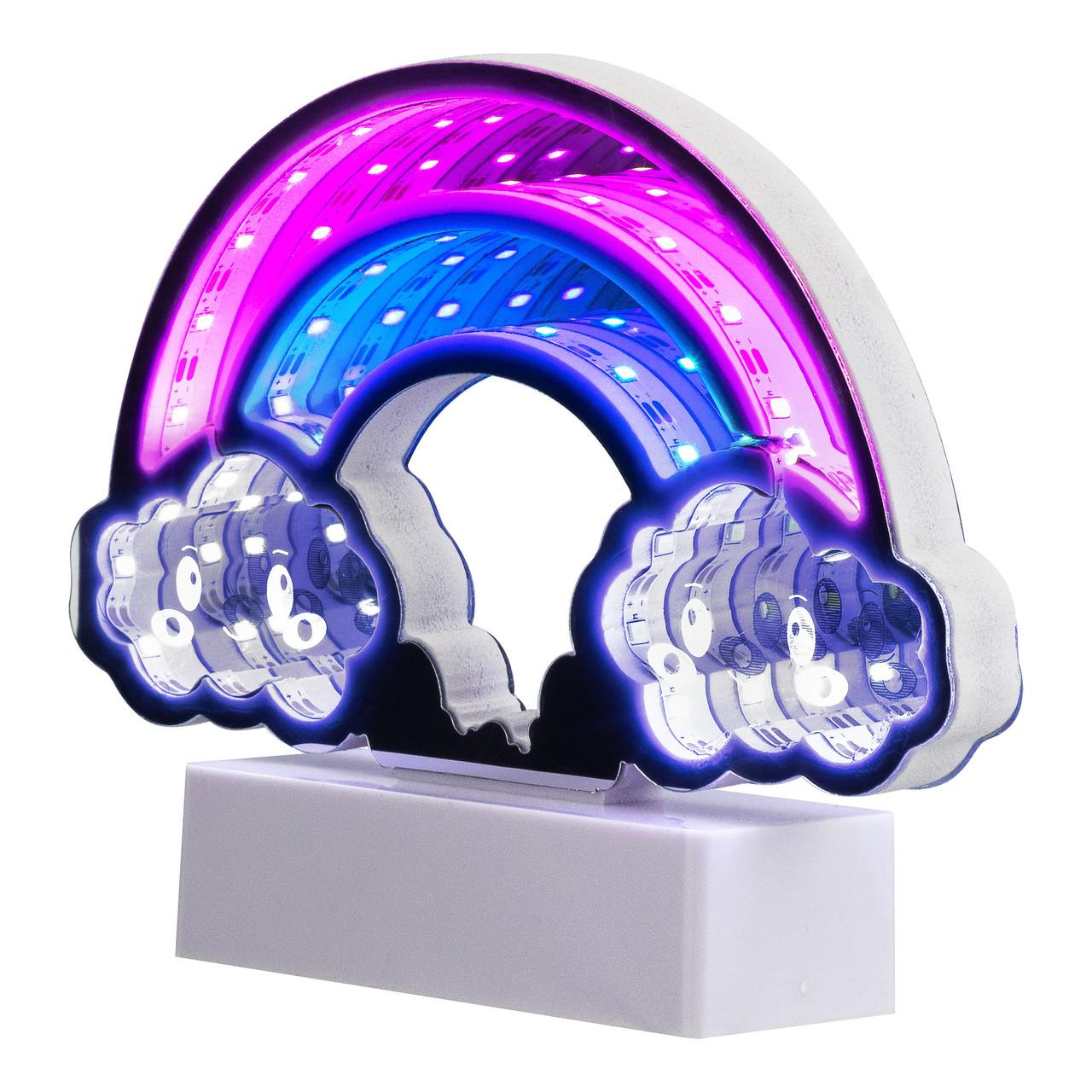 LED Lighted 3D Rainbow Tunnel Light - 7.25" | Christmas Central