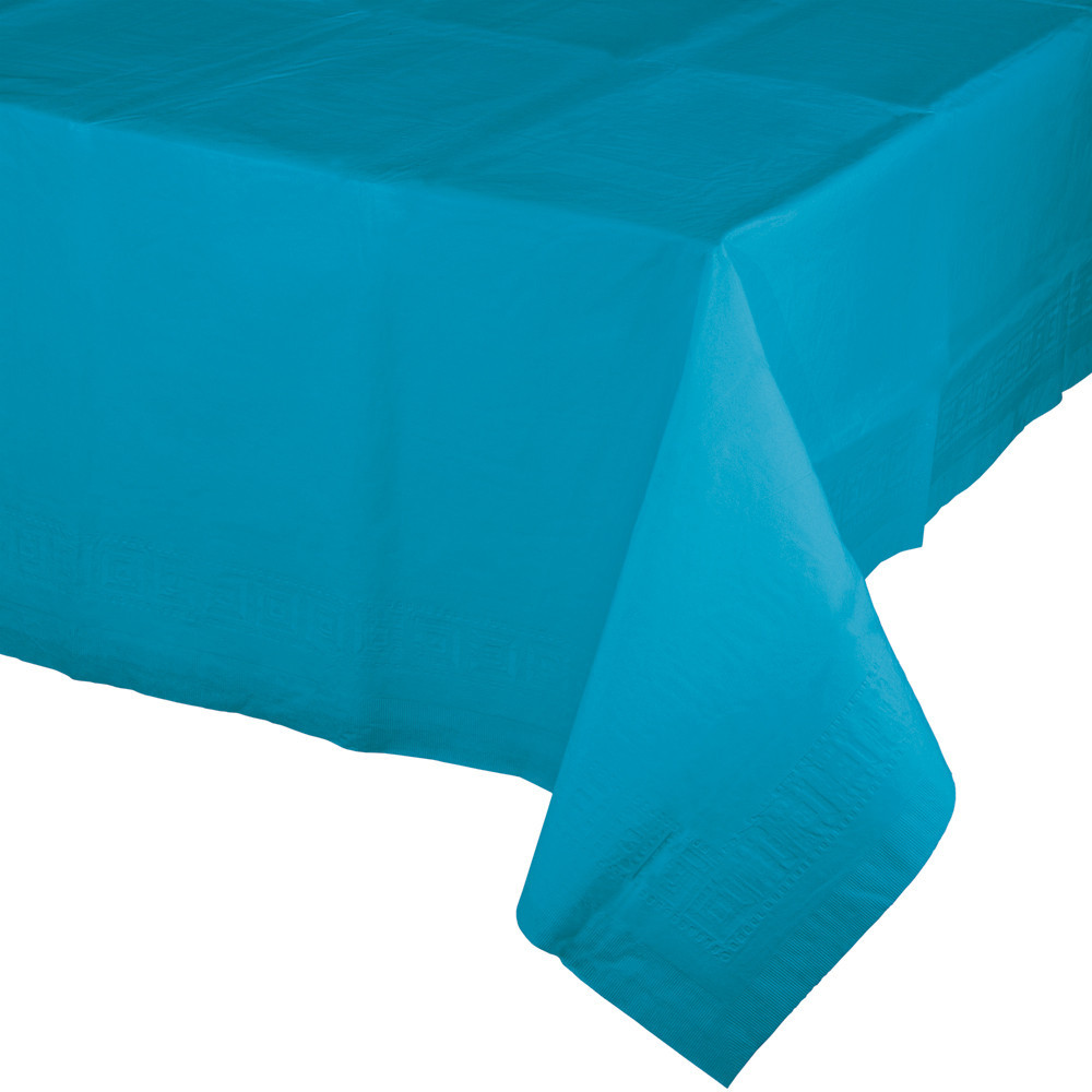 Pack of 6 Turquoise Blue Disposable Banquet Party Table Covers 9 ...