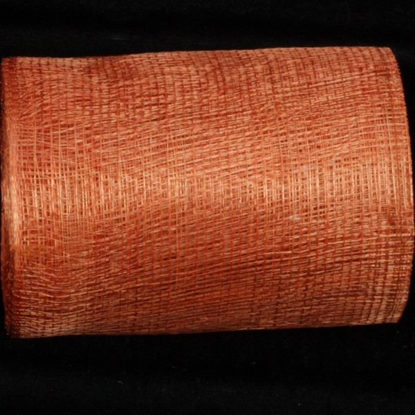 Peach Orange Sinamay Abaca Fiber Craft Ribbon 5" x 32 Yards | Christmas ...