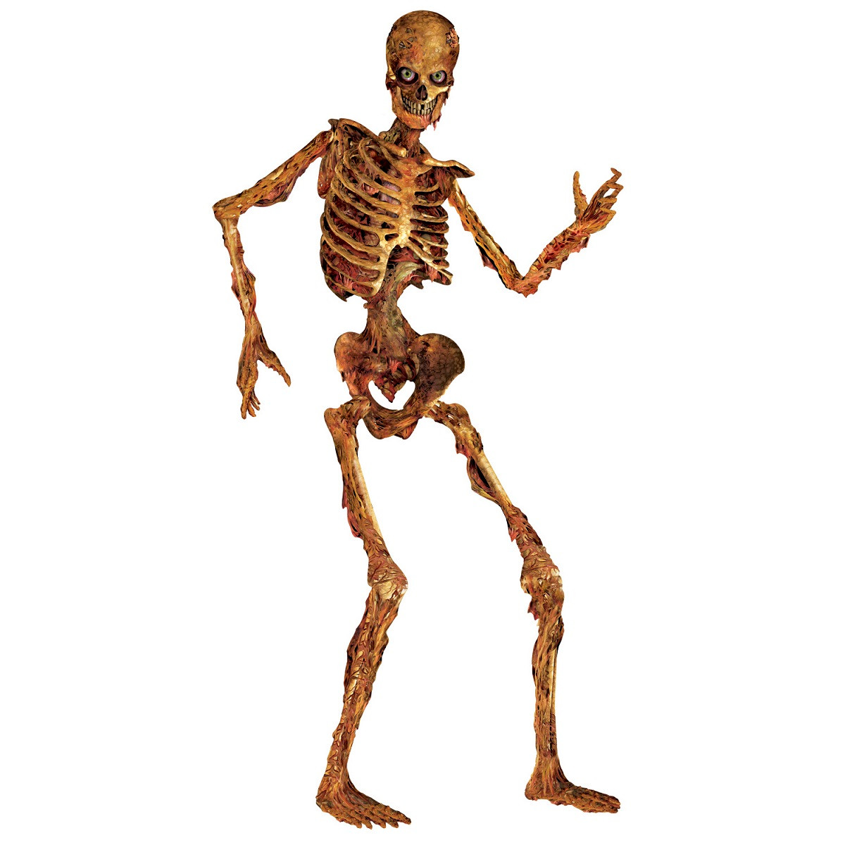 Club Pack of 12 Dancing Dead Jointed Skeleton Figurine Prints 6 ...