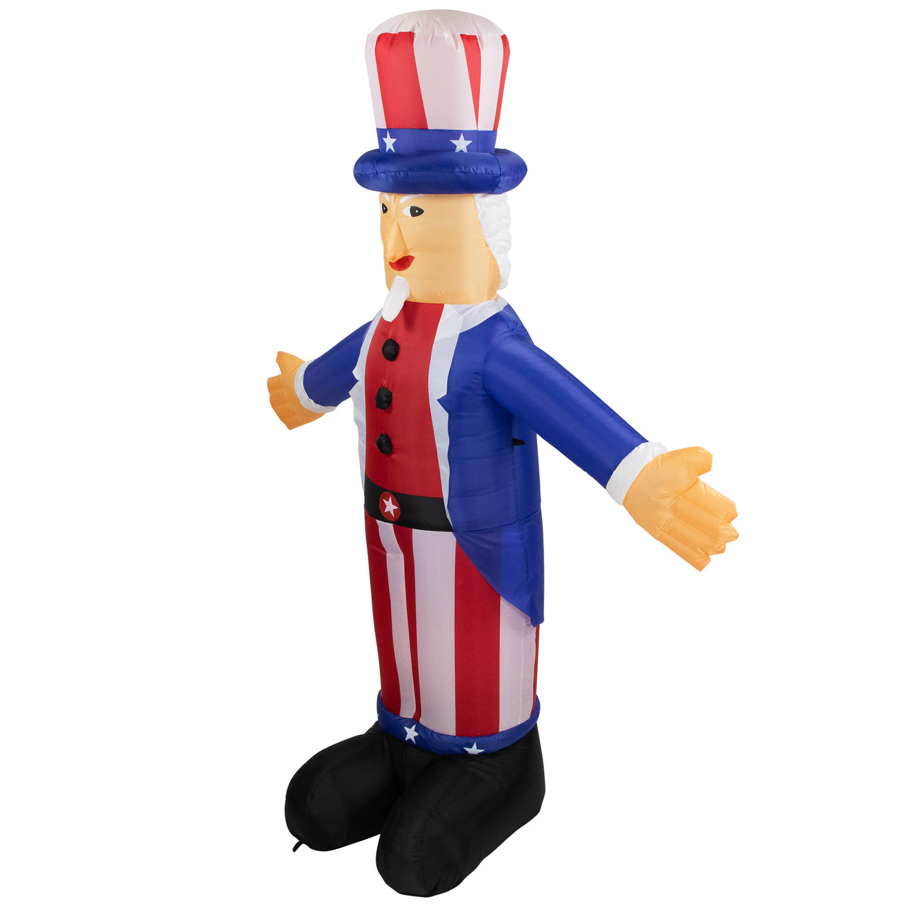 Inflatable Lighted Standing Uncle Sam Outdoor Decor - 70" | Christmas ...