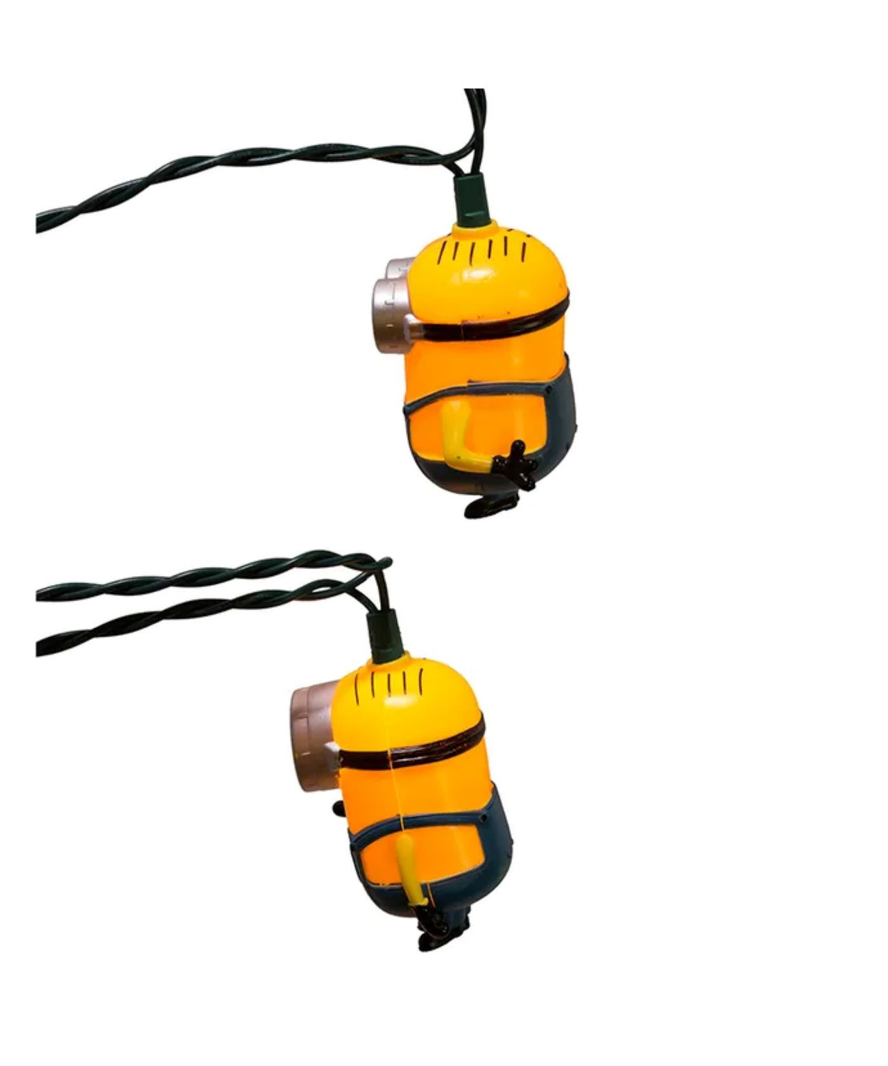 Despicable Me Minions Christmas Light Set - Clear - 9' Green Wire ...