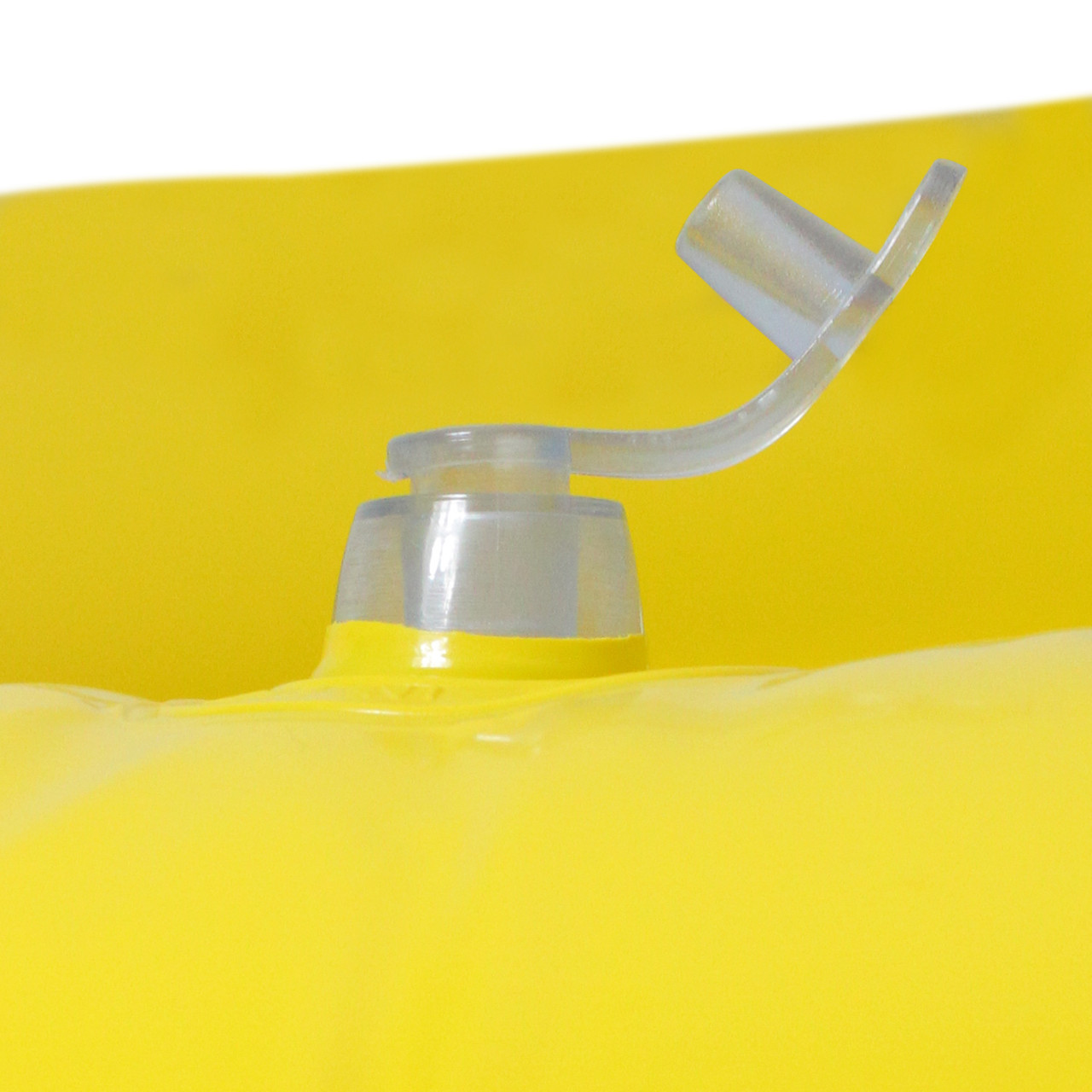24" Classic Bright Yellow Inflatable Swimming Pool Inner Tube Ring ...