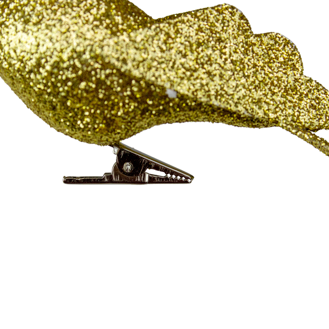 6" Gold Glittered Bird Clip-On Christmas Ornament | Christmas Central