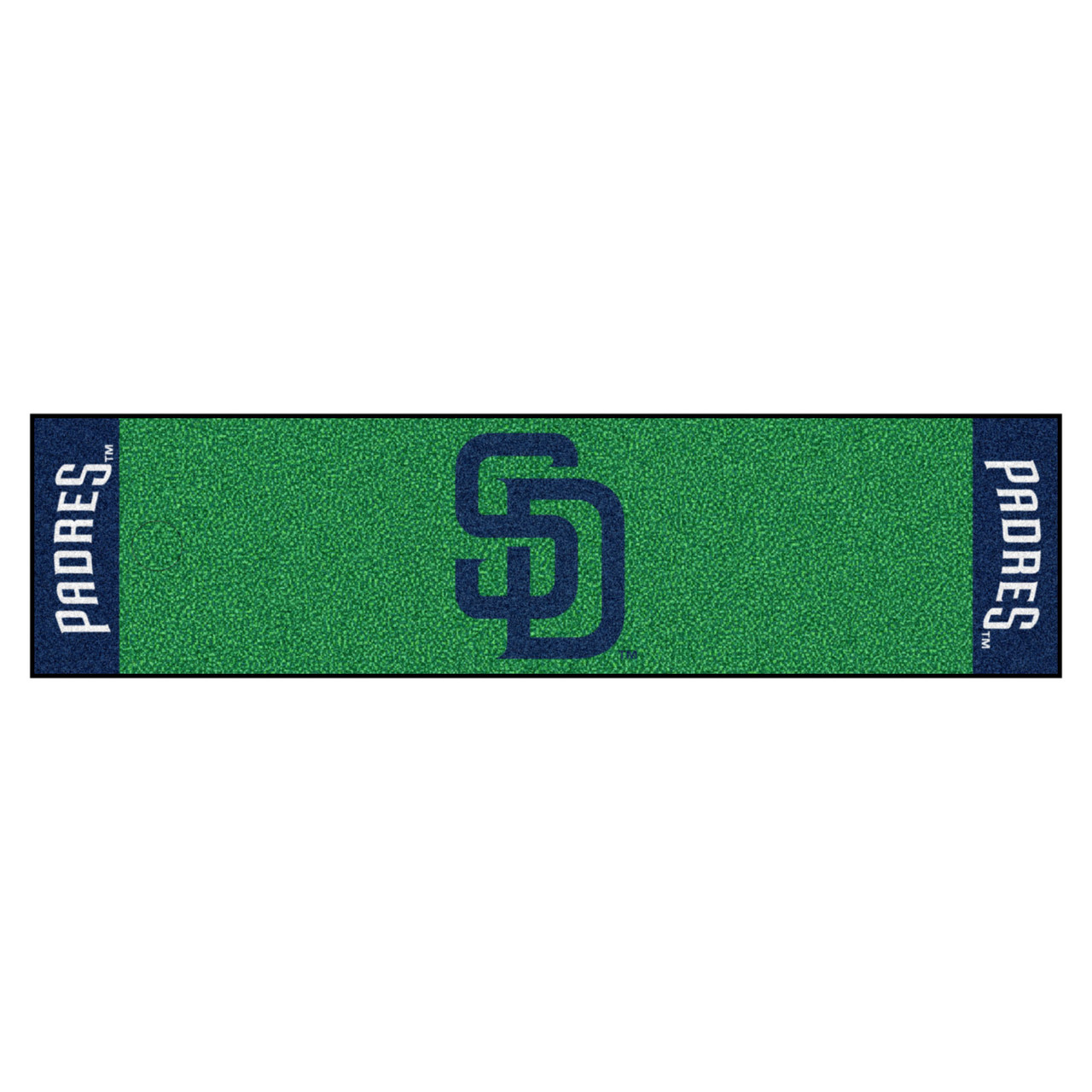 18" x 72" Green & Yellow MLB San Diego Padres Golf Putting Mat ...
