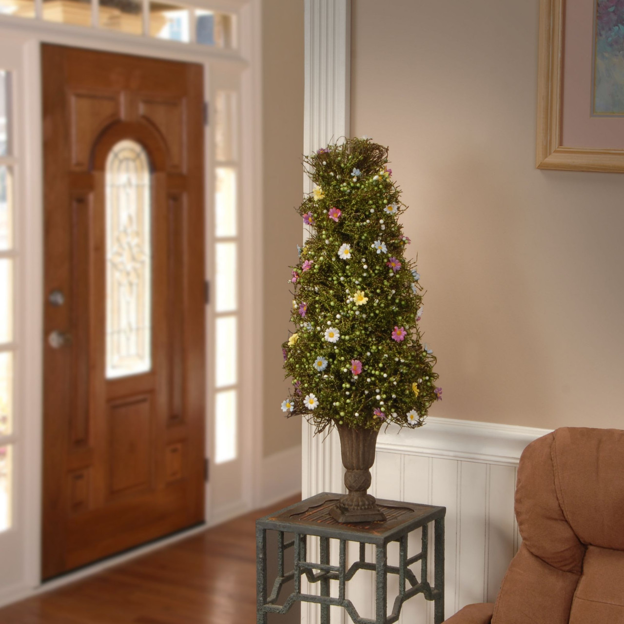 24" Spring Flower Entrance Tree | Christmas Central