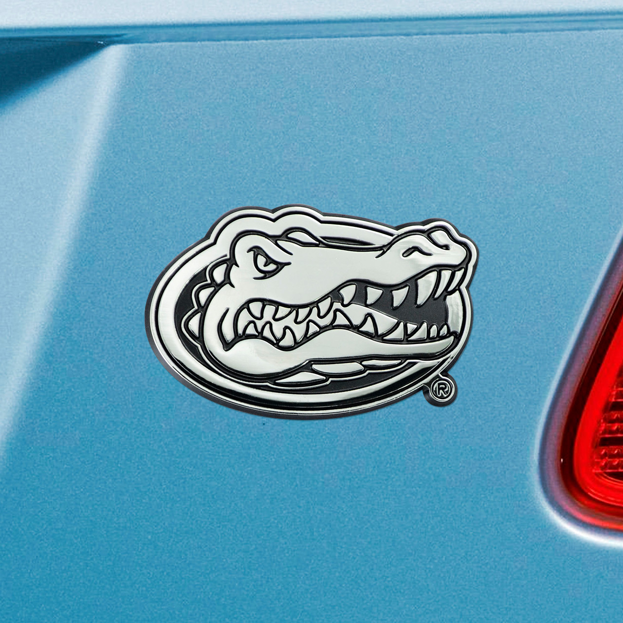 Set of 2 White NCAA University of Florida Gators Emblem Automotive ...