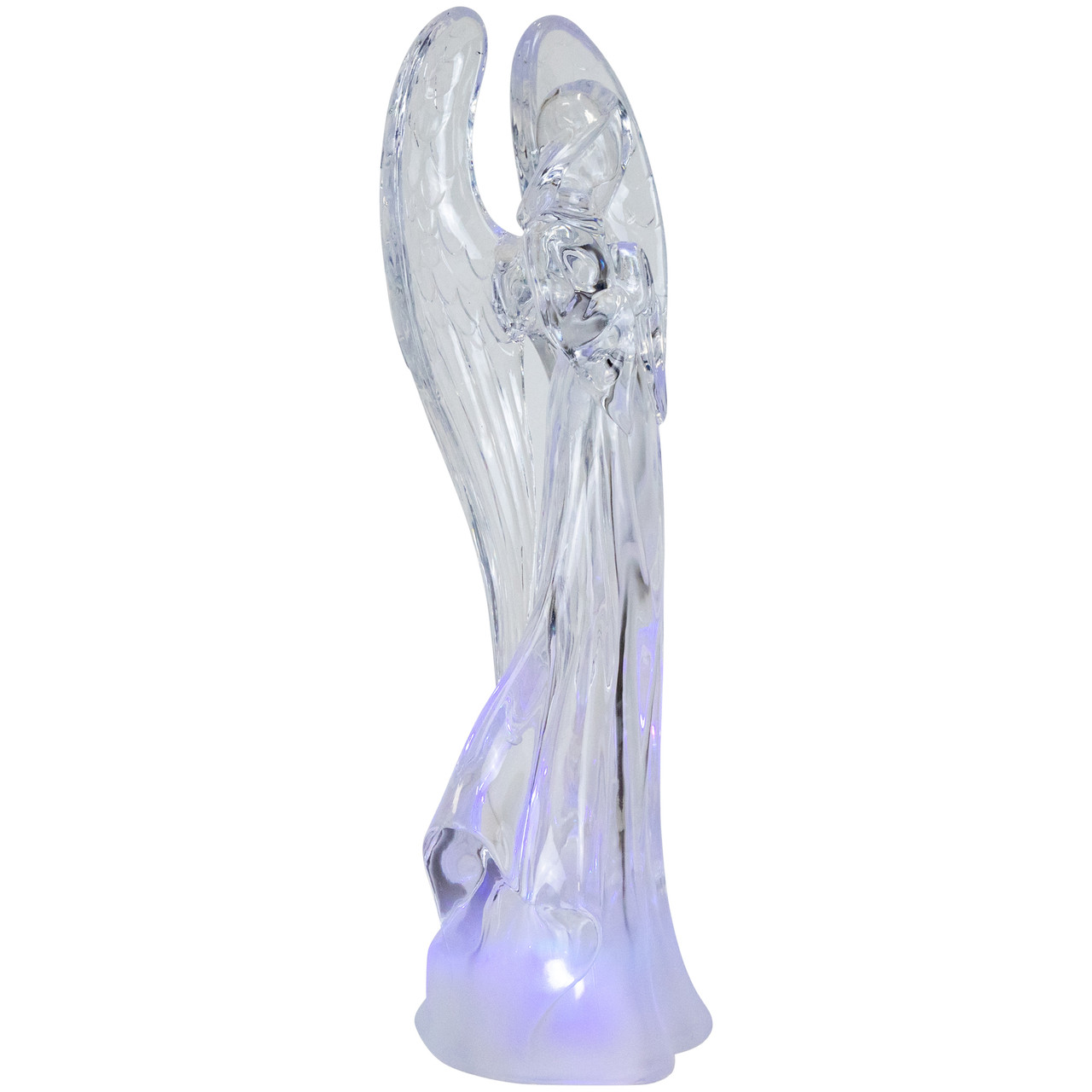 LED Lighted Color Changing Praying Angel Christmas Figure - 12.25 ...