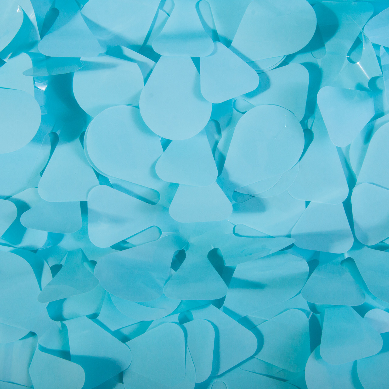15' Sky Blue Contemporary Floral Sheeting Party Streamers | Christmas ...