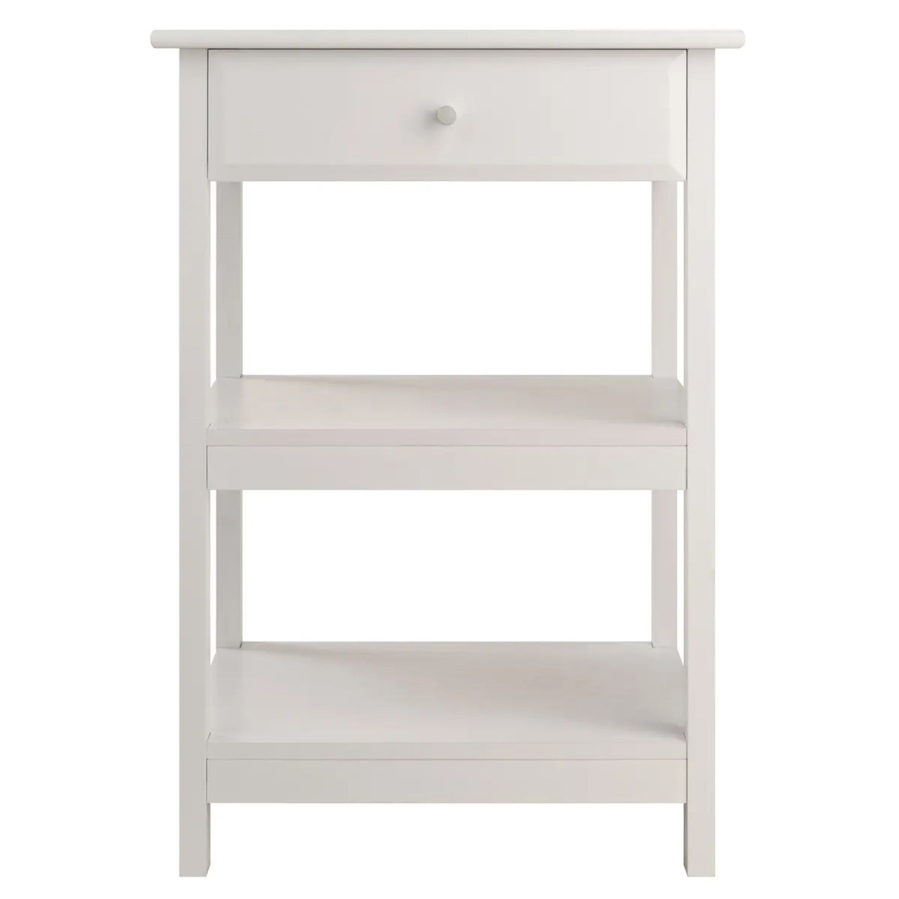 30.50” White Modern Style Delta Wood Printer Table | Christmas Central