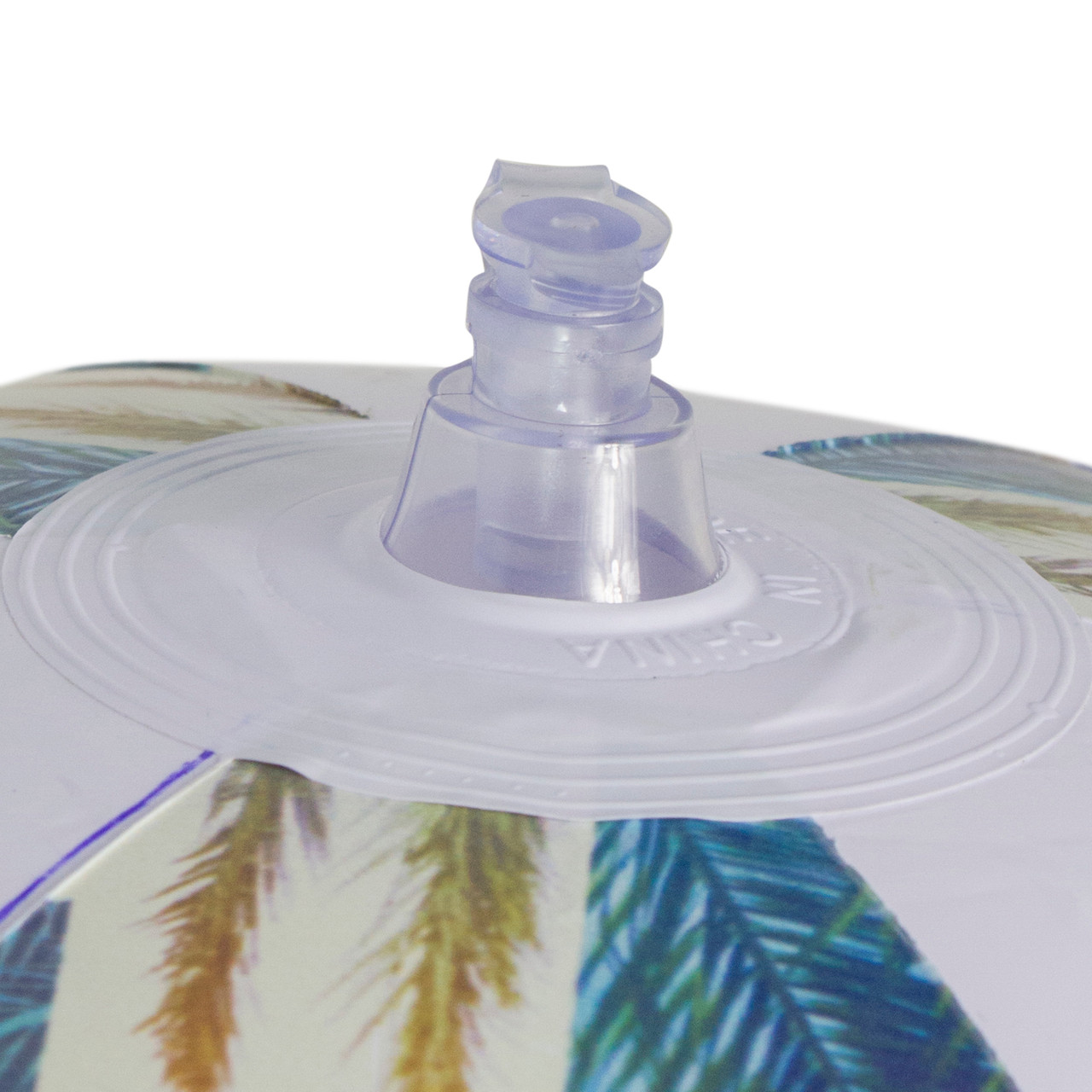 Corona Tropical Leaves Inflatable Beach Ball - 20" - Blue & Green ...