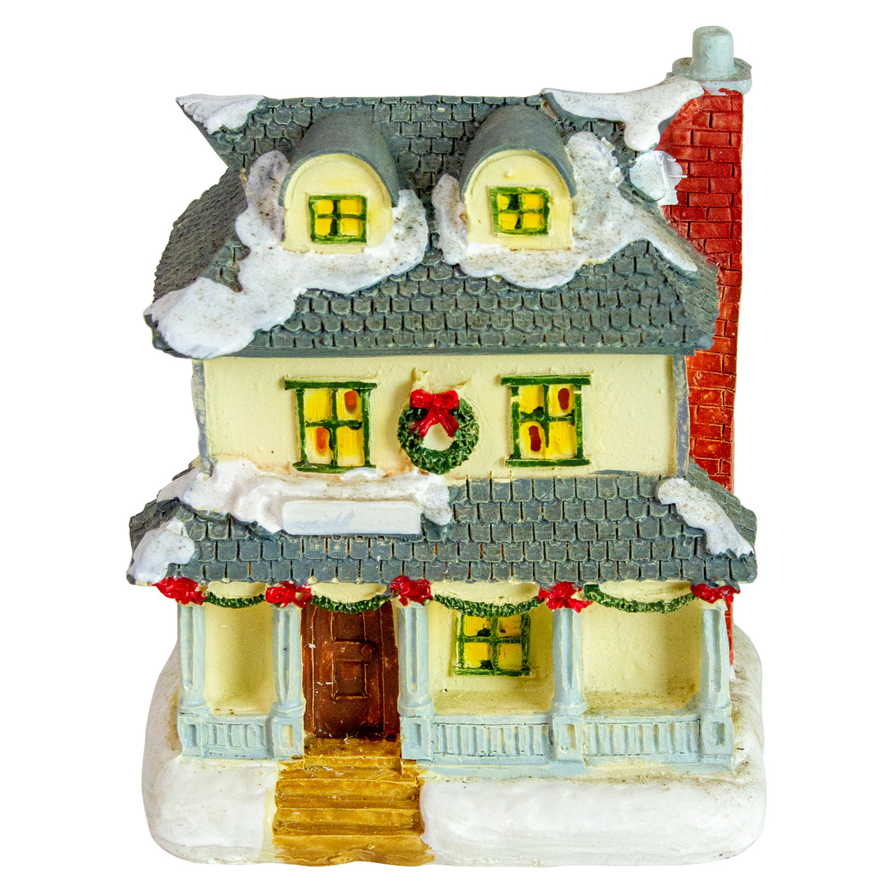 5" LED Lighted Country Side House Christmas Village Decoration ...