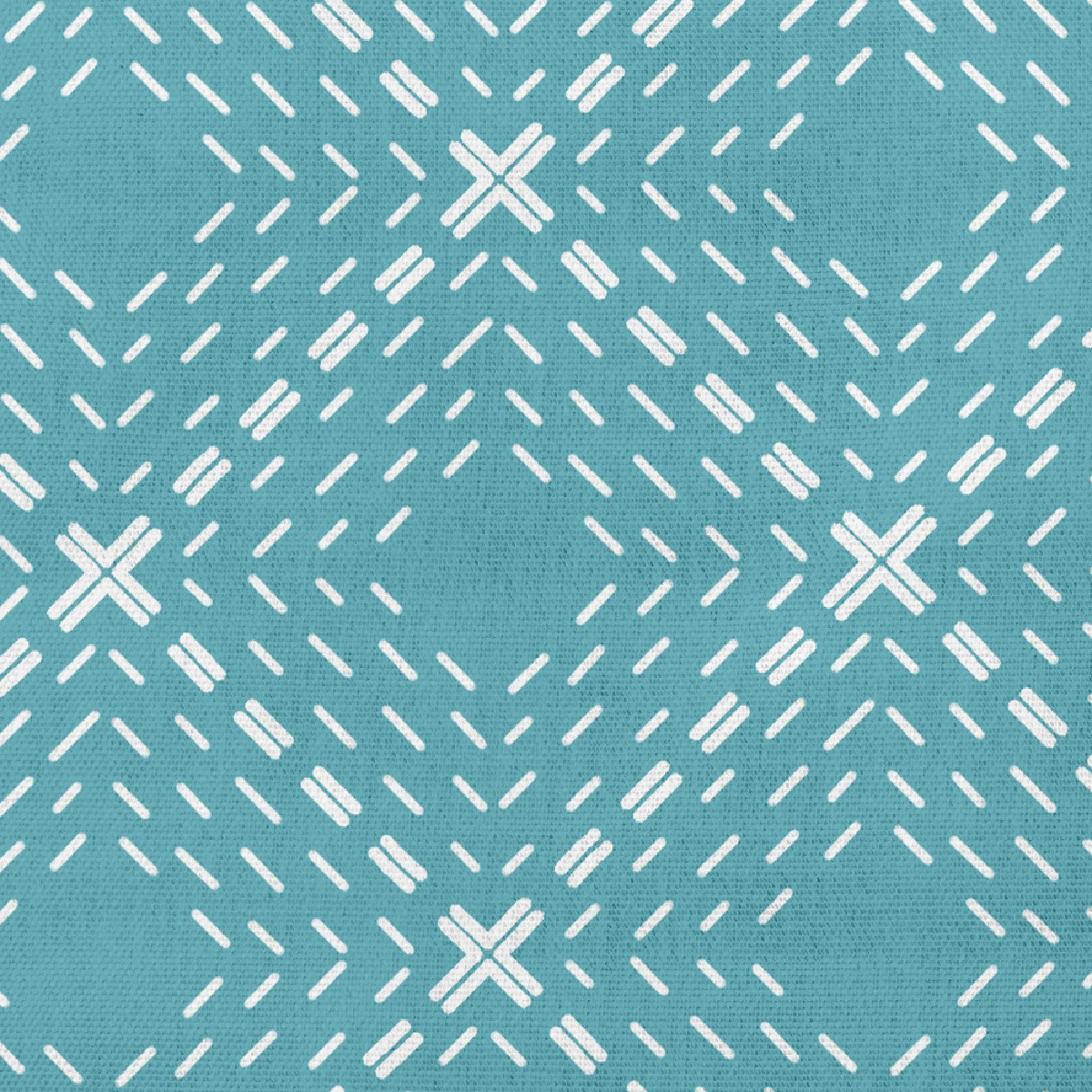 20" x 20" Blue & White Dots & Dashes Square Throw Pillow | Christmas ...