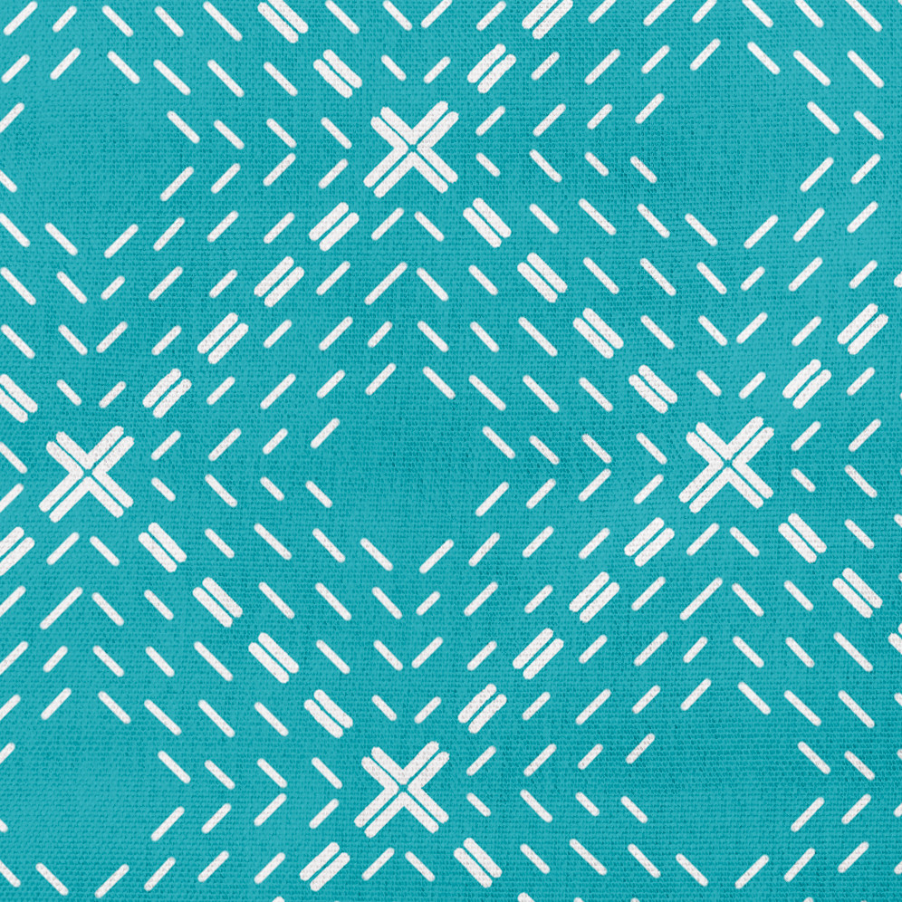 16" x 16" Blue & White Dots & Dashes Outdoor Throw Pillow | Christmas ...