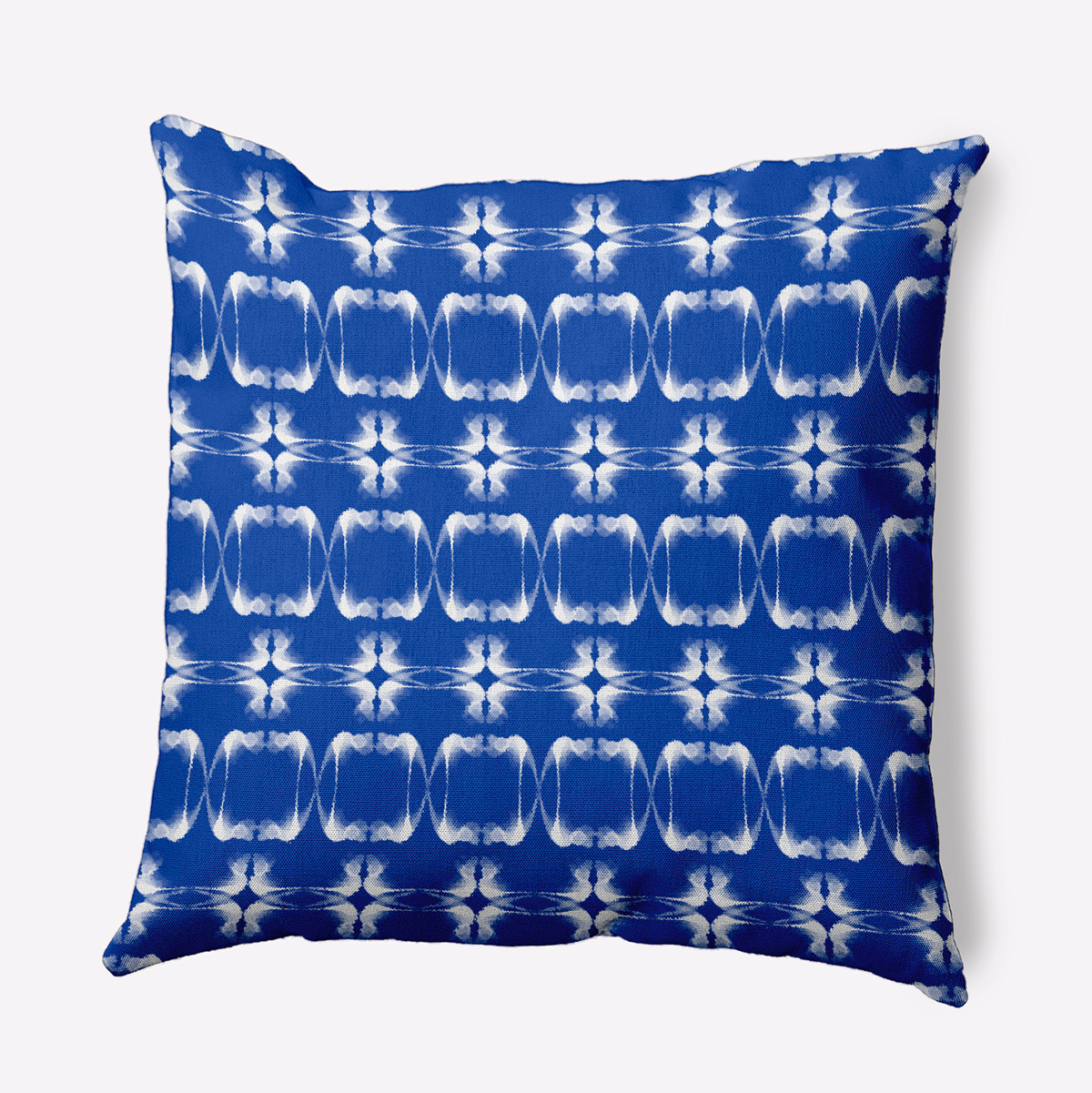 20" x 20" Blue & White Summer Picnic Outdoor Throw Pillow | Christmas ...
