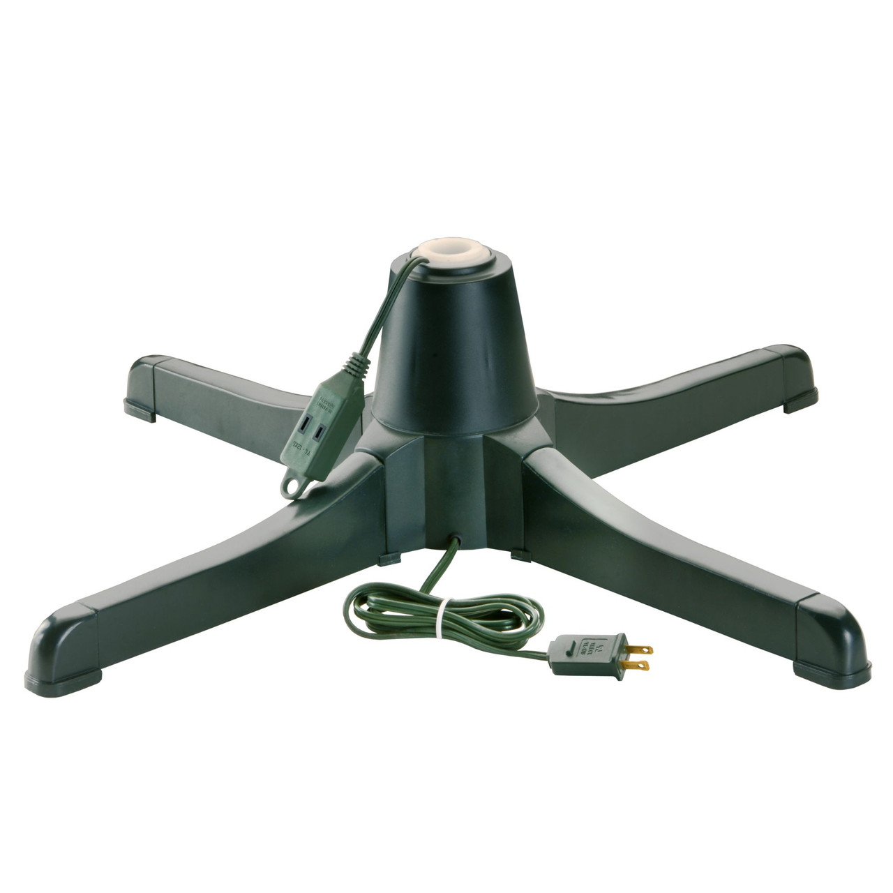 26" Green 360 Degree Rotating Christmas Tree Stand - For Lighted ...