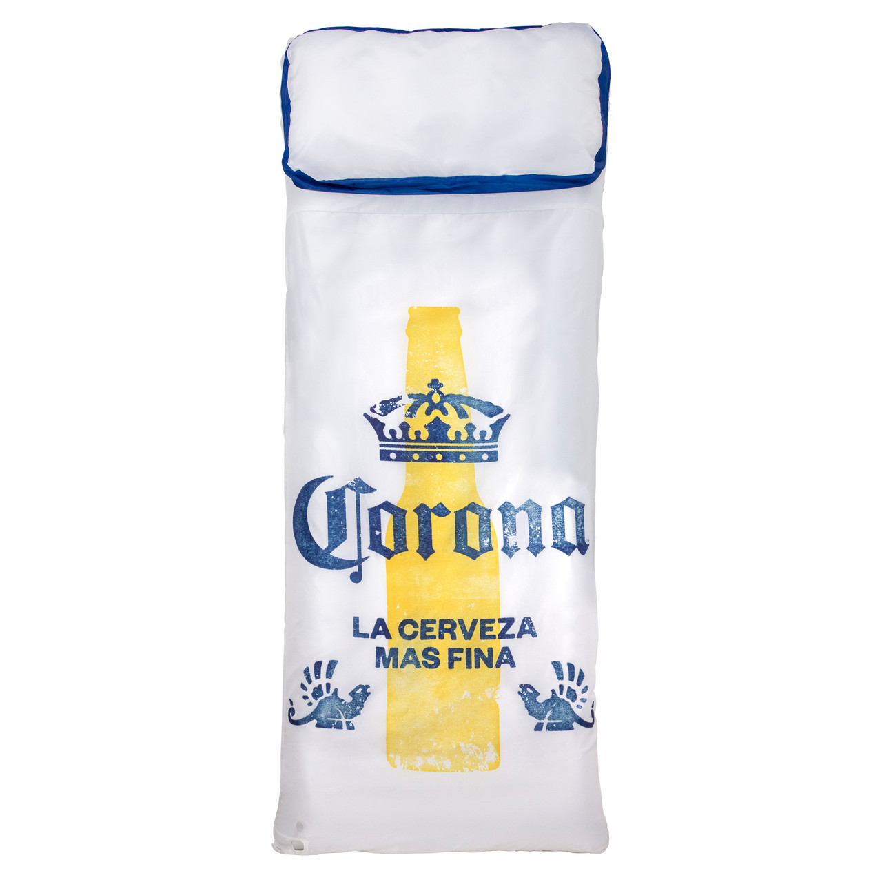 74.75" Fabric Covered Inflatable Corona Pool Lounge | Christmas Central