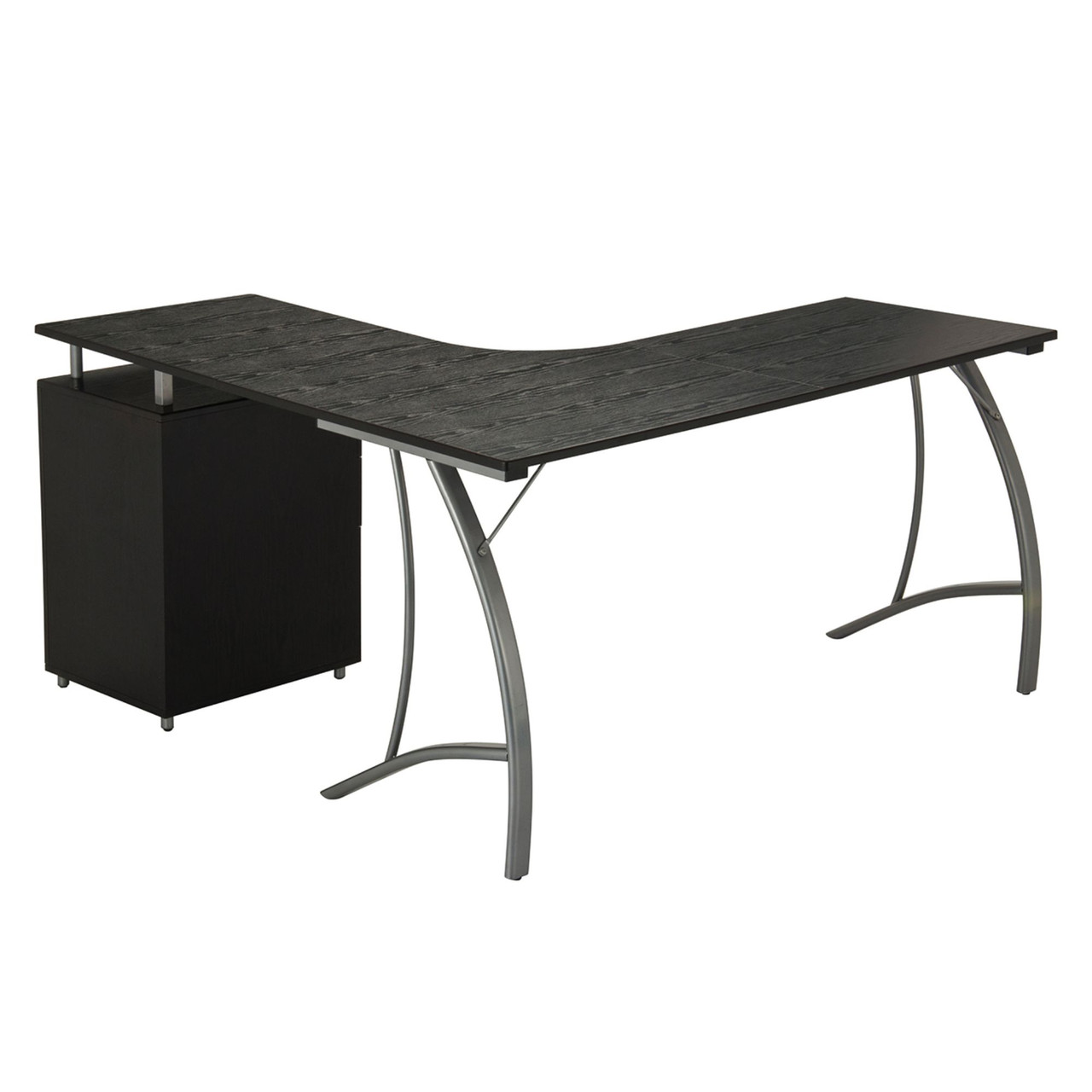 59 Espresso Brown Unique Techni Mobili Modern L Shaped Computer Desk