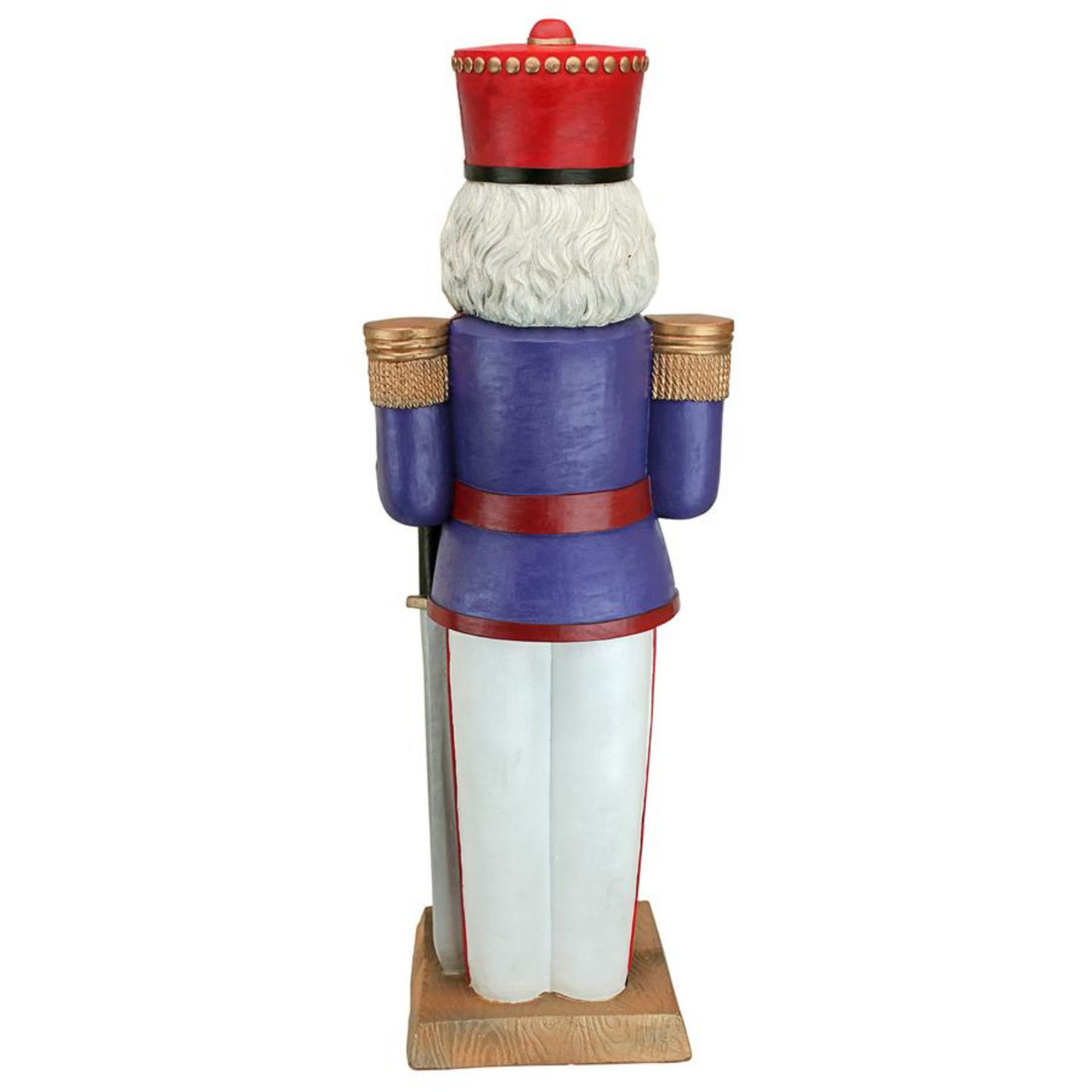 36" Nutcracker Soldier Butler Outdoor Garden Statue | Christmas Central